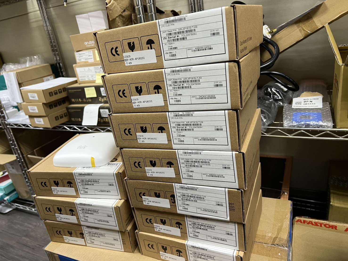 Inventory network equipment - Green Bidz